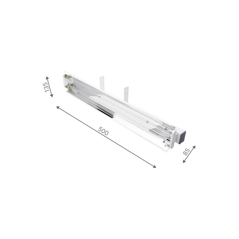 LAMPA BAKTERIOBÓJCZA jezdna NBV 15P ULTRAVIOL