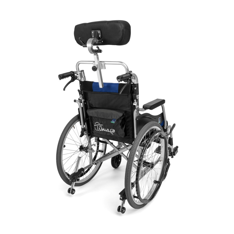 Wózek INWALIDZKI alu. z zagłówkiem PREMIUM TIM PLUS TIMAGO