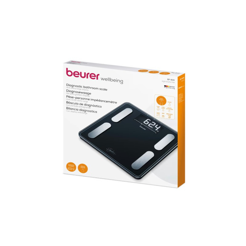 BF400 WAGA DIAGNOSTYCZNA Signature Line BLACK max.200kg BEURER